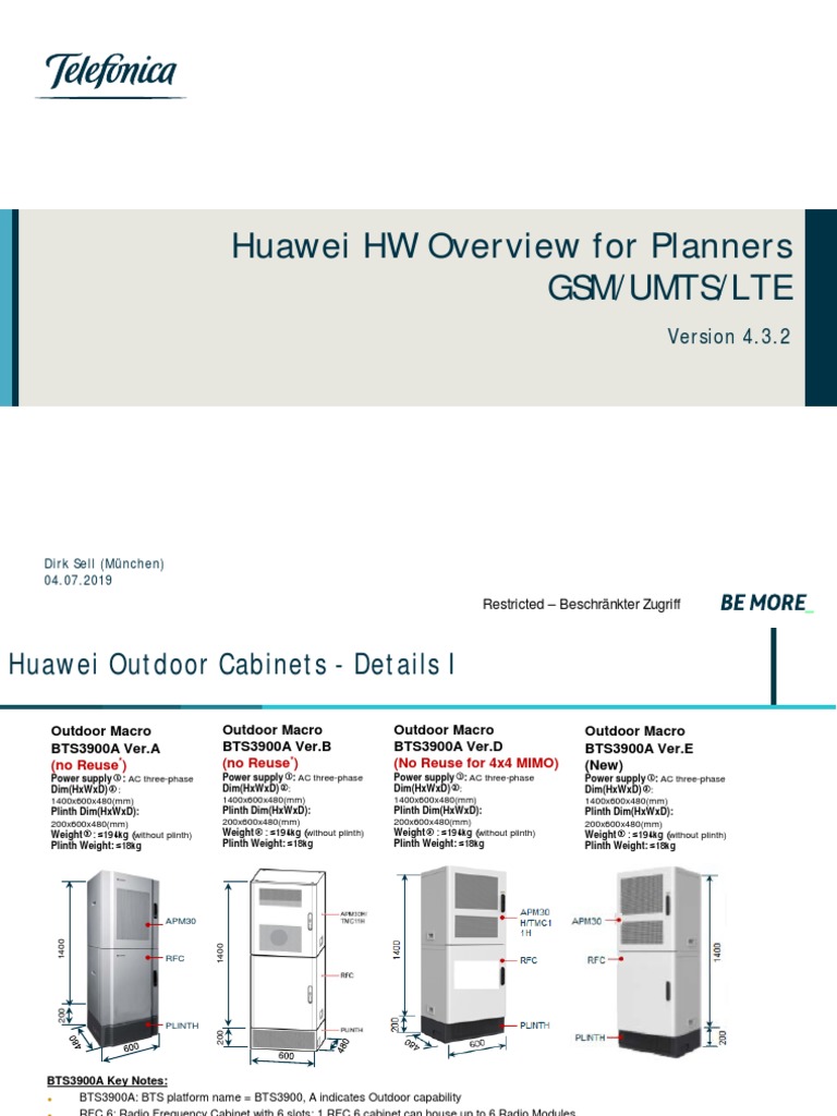 Huawei HW Overview For Planners 2019-07-04 V4.3.2 PDF | PDF | High ...
