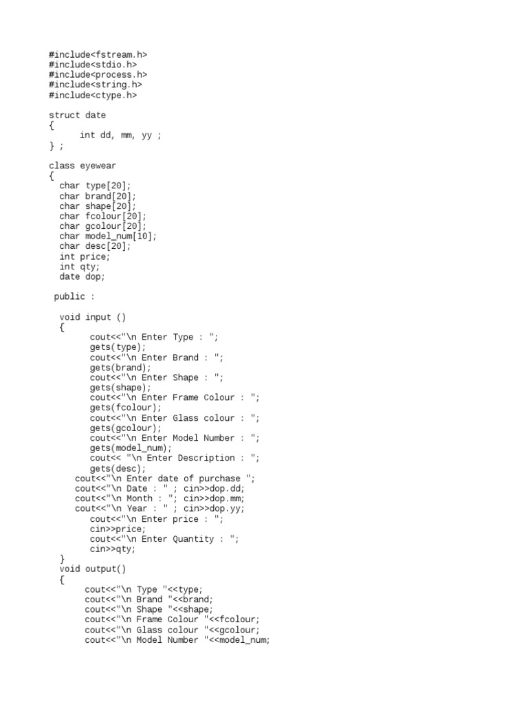 Computer Science Class 12 Project-C++ | PDF | Software Development ...