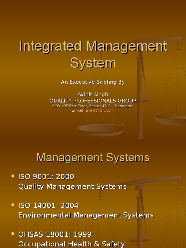 Integrated Management System | PDF | Safety | Business