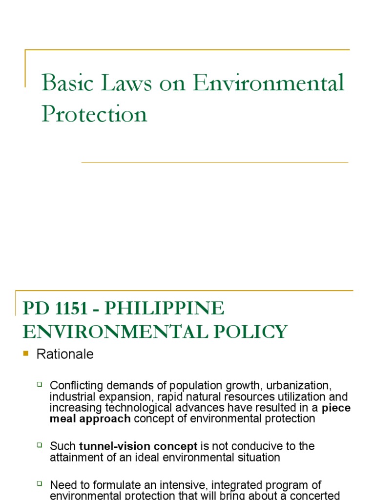 PD 1151 & 1152 | PDF | Environmental Policy | Forestry