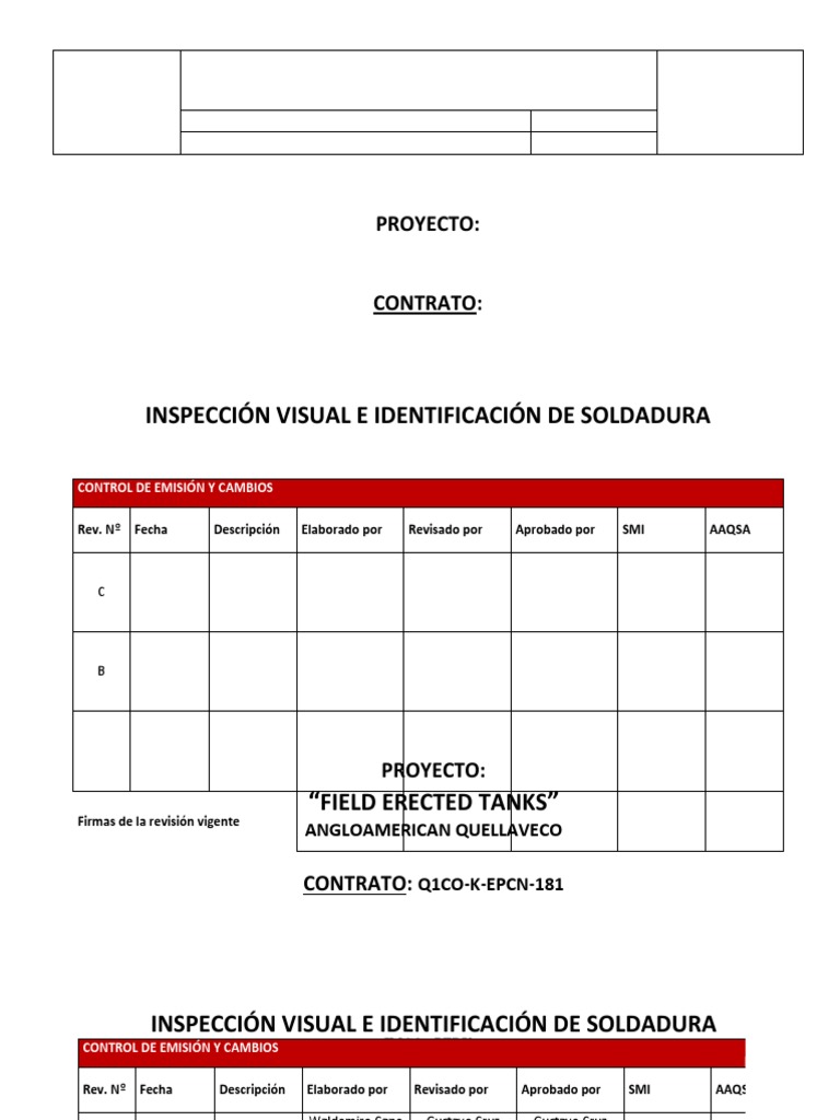2 Inspección Visual | PDF | Soldadura | Construcción