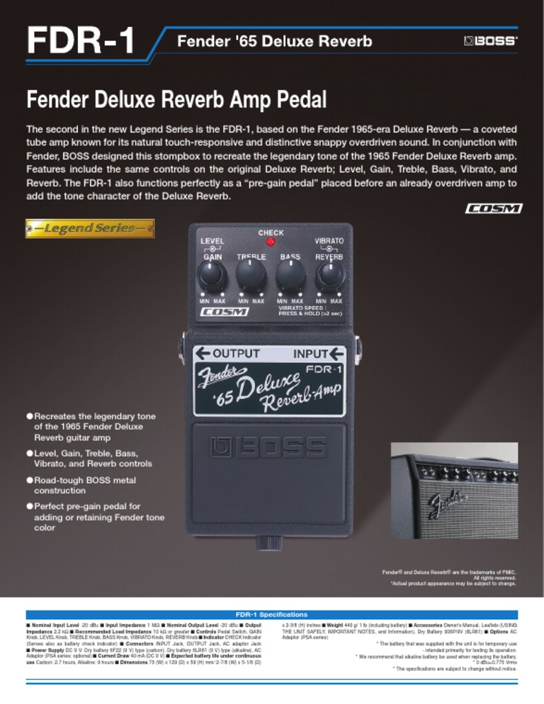 BOSS FDR-1 - Brochure | PDF | Irish Musical Instruments | Celtic ...