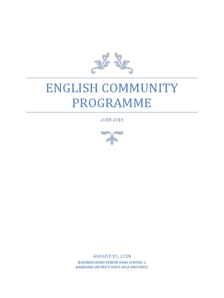 Proker Ekskul Bing 2018 | PDF