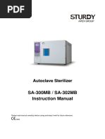 Autoclave User Manual | PDF | Sterilization (Microbiology) | Valve