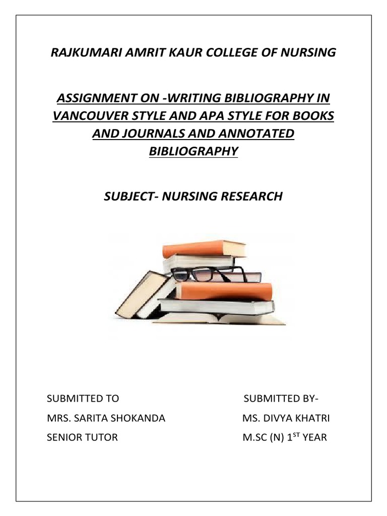 Vancouver and Apa Style | PDF | Health Informatics | Citation