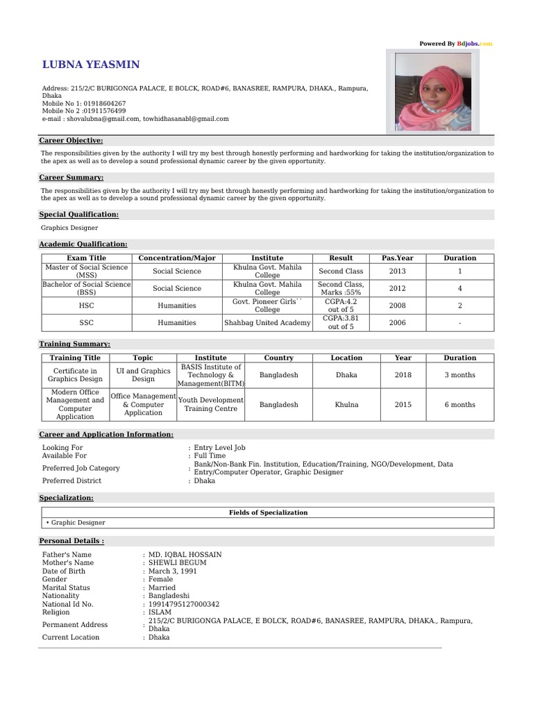 Lubna Yeasmin PDF | PDF | Bangladesh | Dhaka