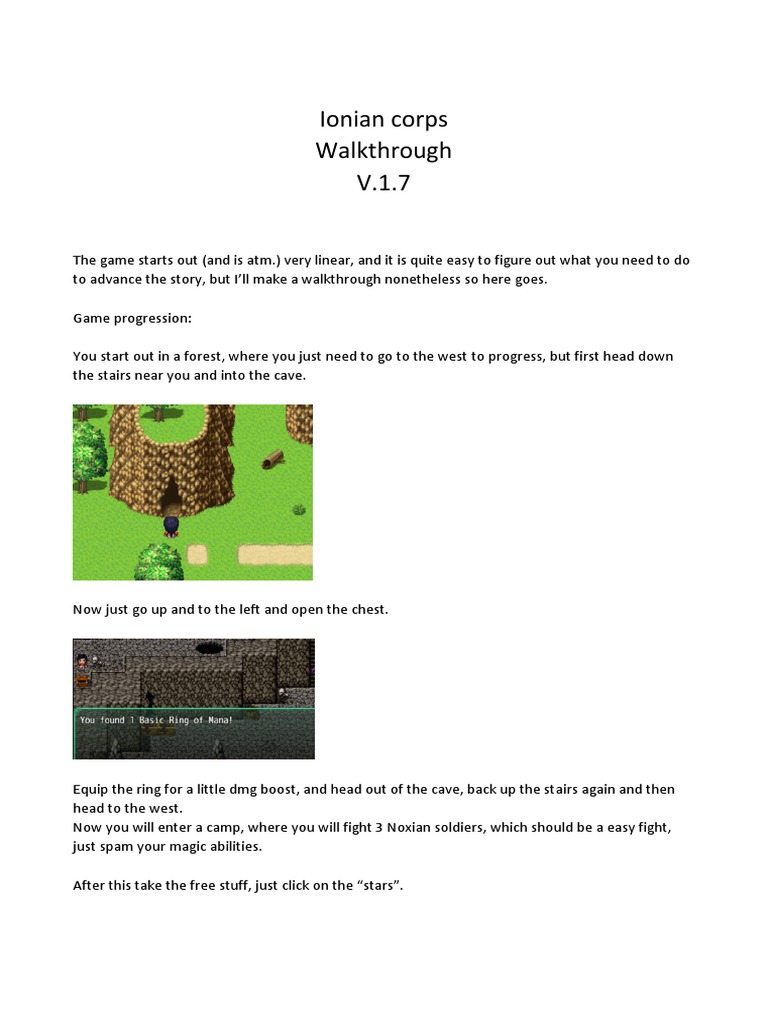 A Comprehensive Walkthrough for Ionian Corps V.1.7 - Guiding Players ...