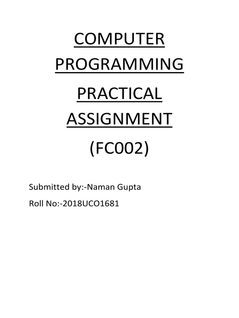 Computer Programming | PDF | Method (Computer Programming) | Debits And ...