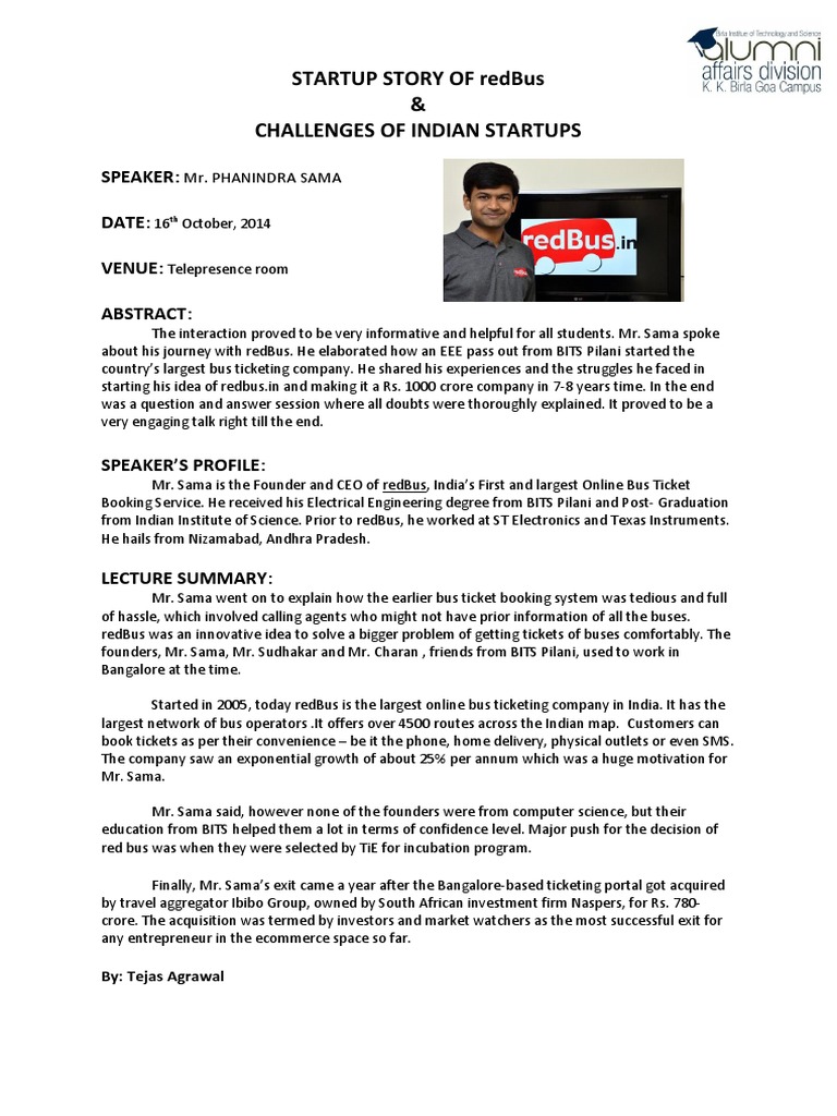 Redbus PDF | PDF | Business