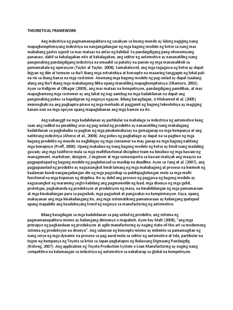 Tagalog THEORETICAL FRAMEWORK | PDF Tagalog THEORETICAL FRAMEWORK | PDF