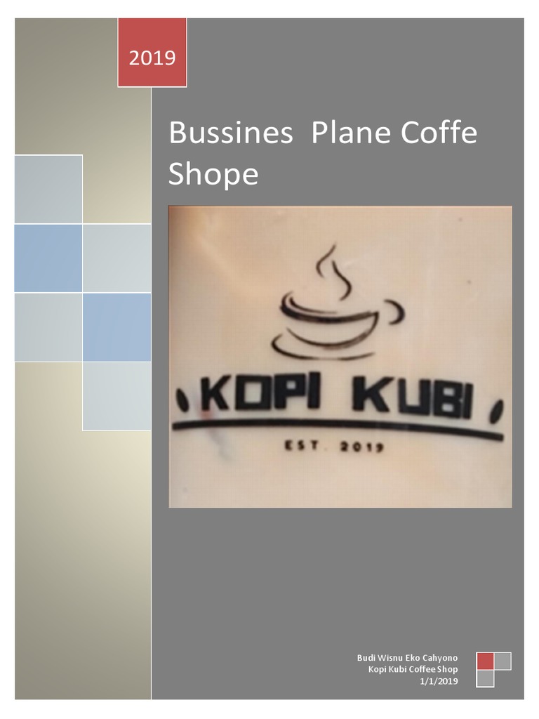 Bussines Plane Coffe Shope | PDF
