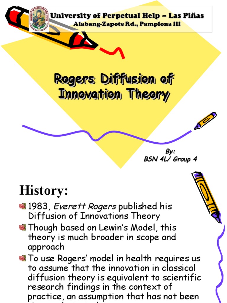 Rogers Diffusion of Innovation Theory Rogers Diffusion of Innovation Theory | PDF | Innovation ...