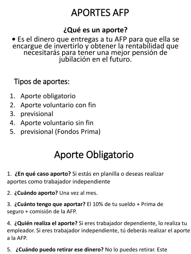 APORTES AFP-WPS Office | PDF