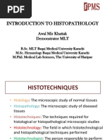 Intro to Histopathology Basics | PDF | Histopathology | Pathology