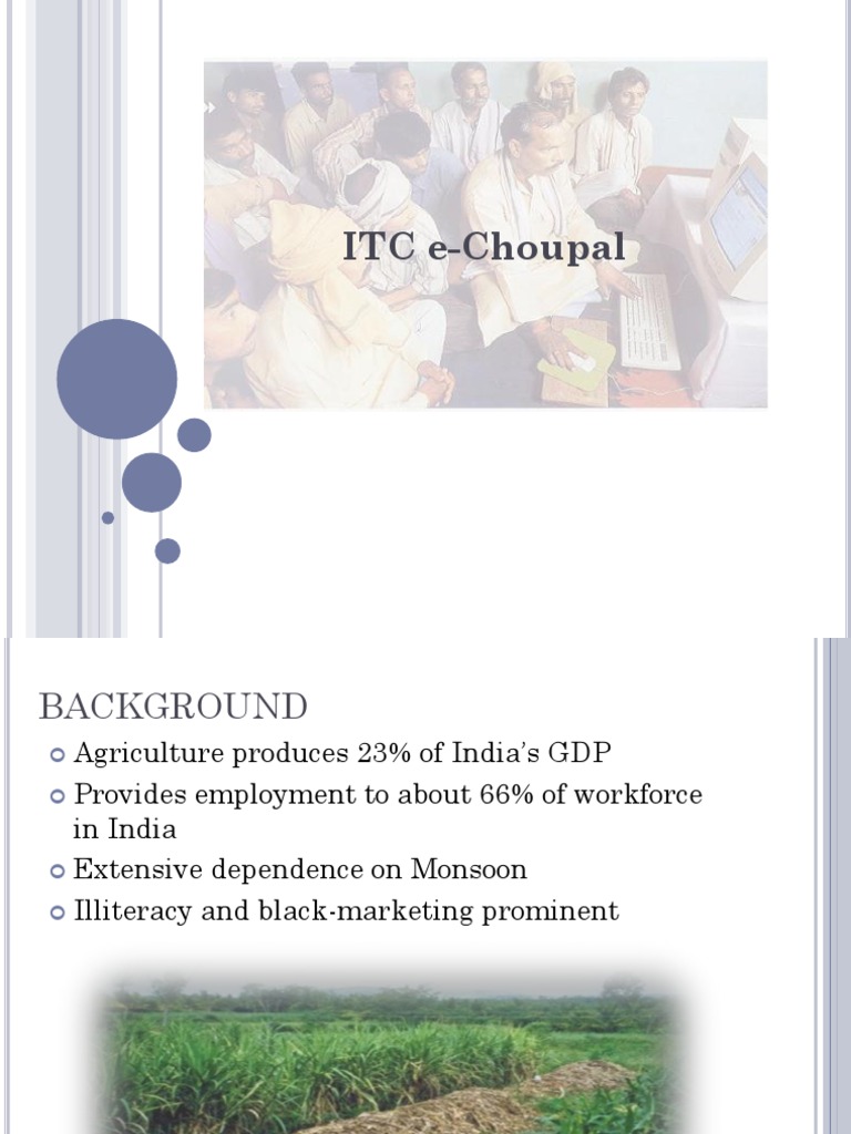 ITC e-Choupal: Leveraging Information Technology to Empower Farmers and ...