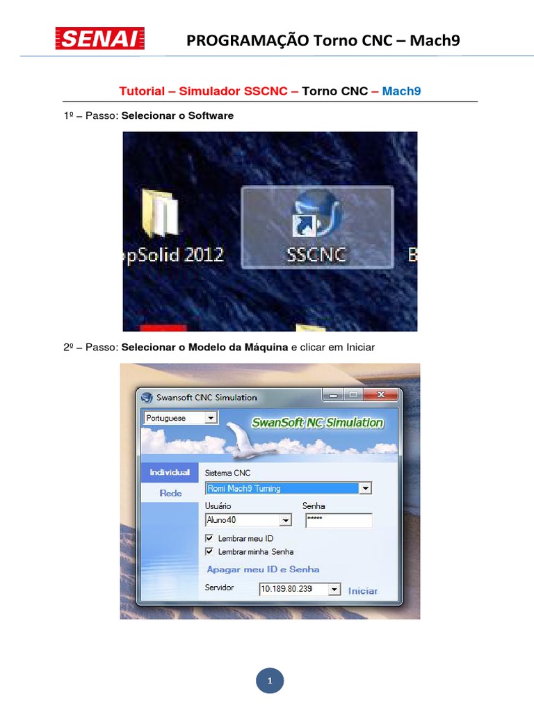 Tutorial Torno Mach9 | PDF | Informática | Programas