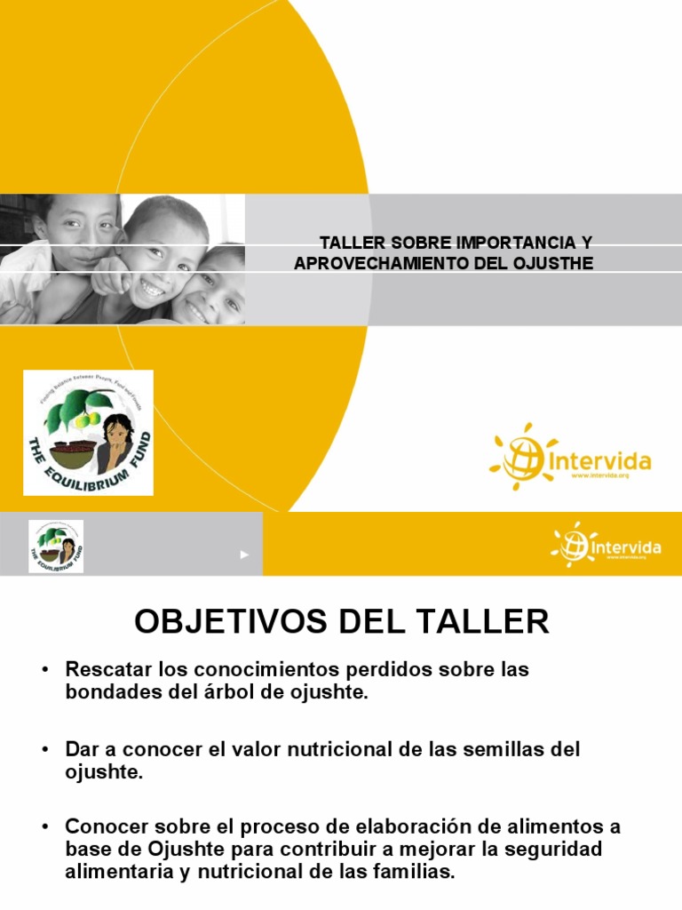 Presentacion Ojushte | PDF | Nutrición | Dieta y nutrición