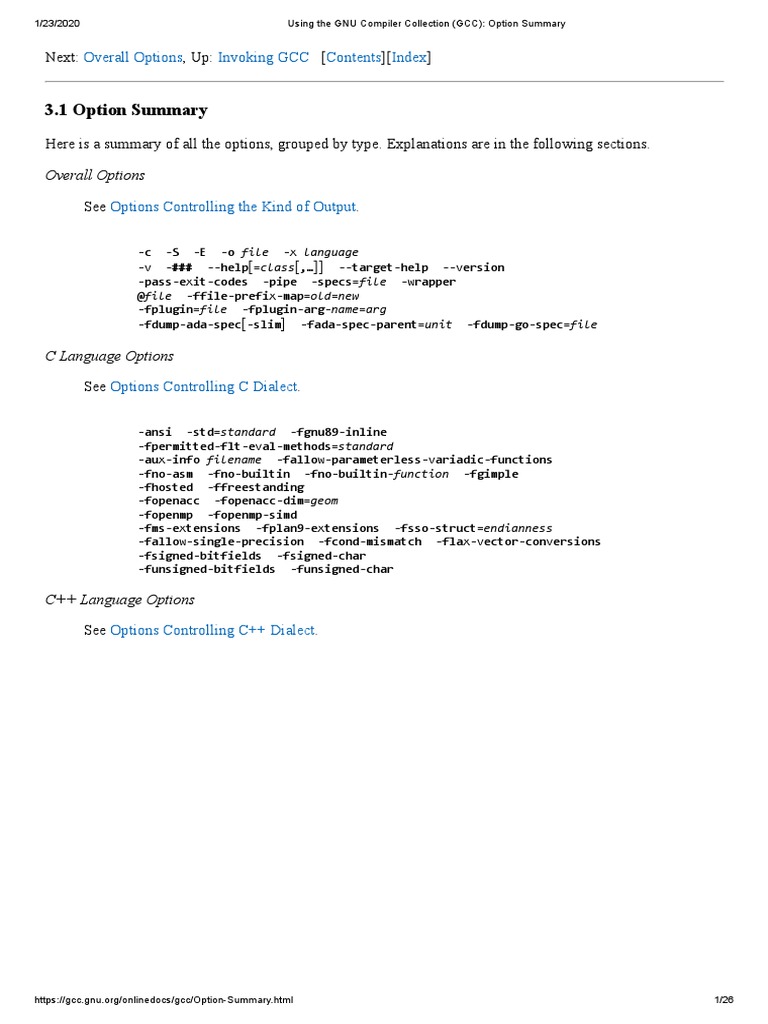 Compiler Switches Explained | PDF | Objective C | Computer Programming ...