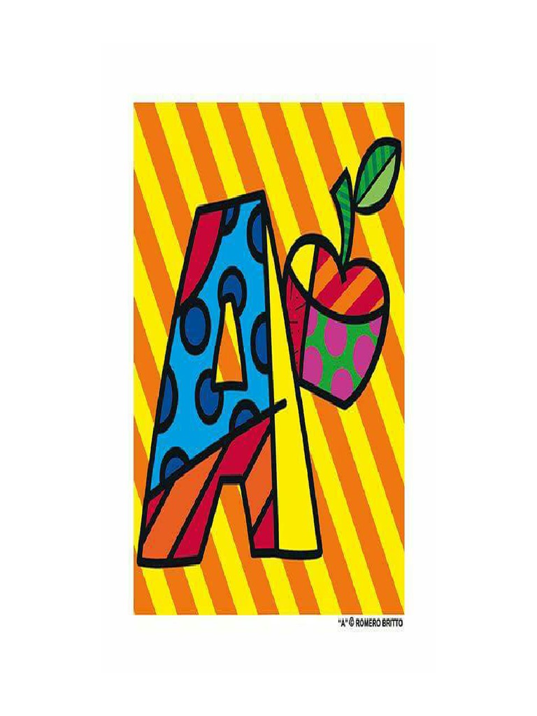 Alfabeto Romero Britto S& | PDF