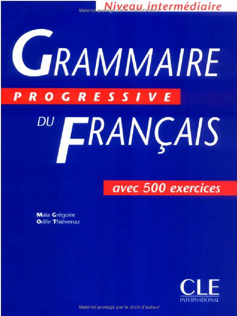 Grammaire Progressive Du Francais - Inte Cropped | PDF