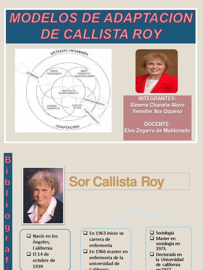 Modelo de Adaptacion Roy | PDF | Ciencias del comportamiento ...