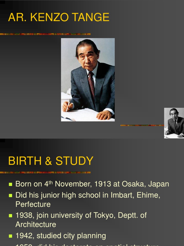 Kenzo Tange | PDF | Japan | Civil Engineering