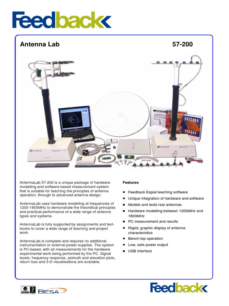 Antenna Lab 57-200 | PDF | Antenna (Radio) | Personal Computers