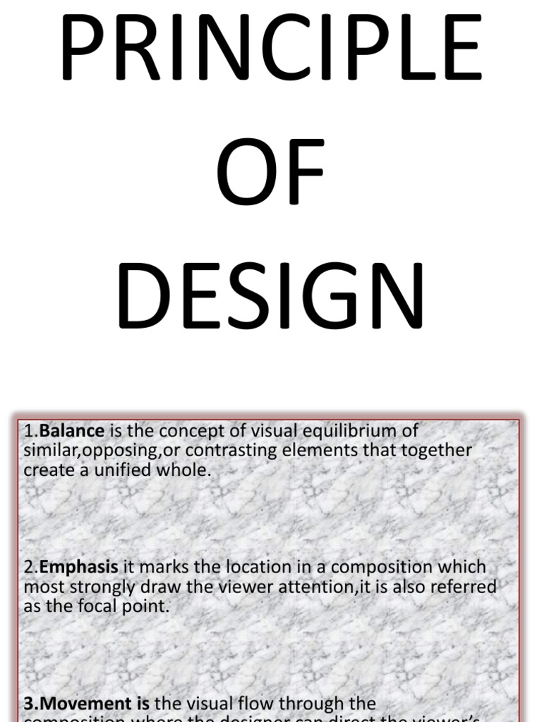 Principle of Design | PDF