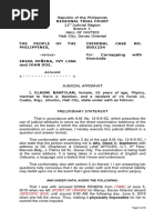Criminal Complaint Sample | PDF | Marriage | Social Institutions