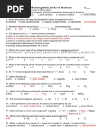 Lewis Dot Structure Worksheet Answers | PDF