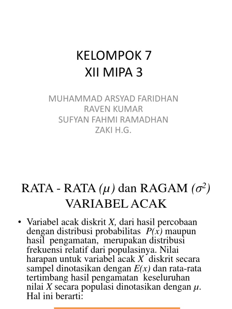 Rumus Harapan Keuntungan Asuransi | PDF | Pengelolaan Keuangan & Uang
