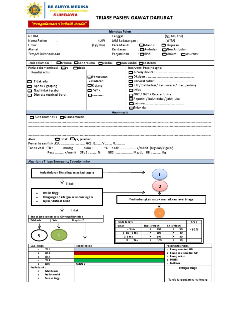 Triase Pasien Gawat Darurat | PDF