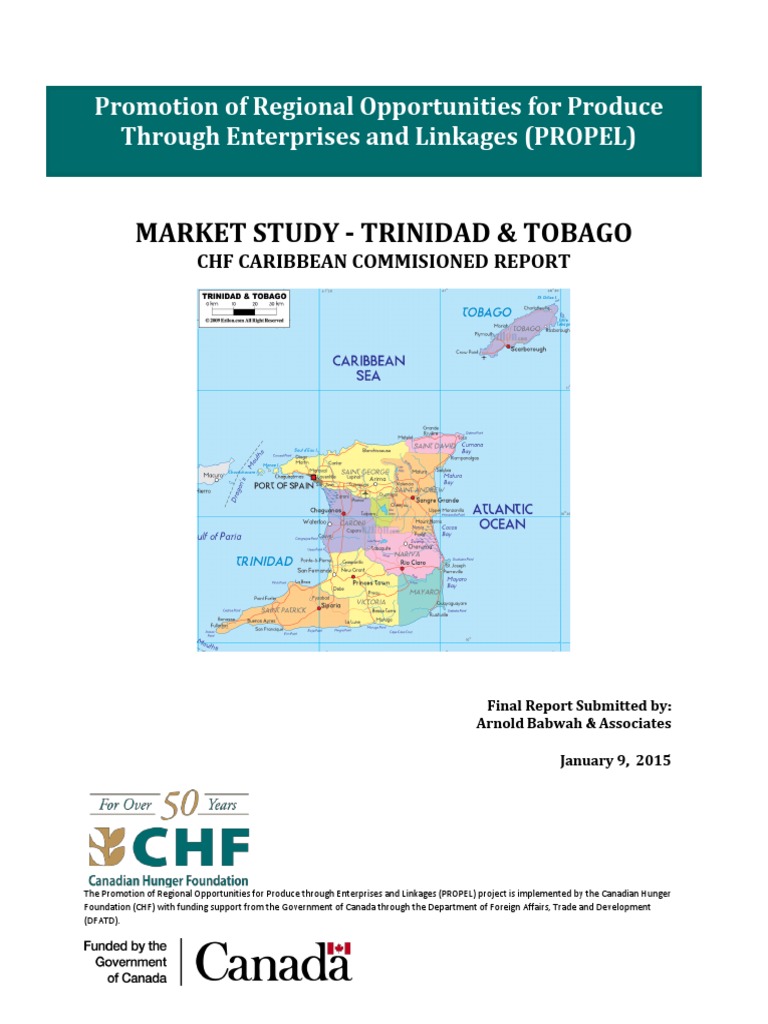 Trinidad and Tobago Market Study | PDF | Supermarket | Retail