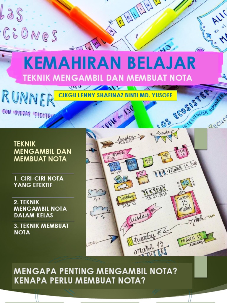 Teknik Mengambil Dan Membuat Nota | PDF