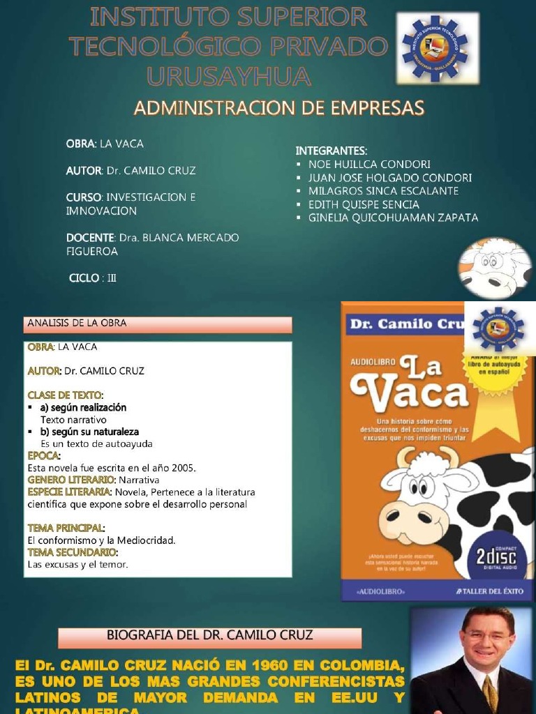 La Vaca DR Camilo Cruz Presentacion | PDF