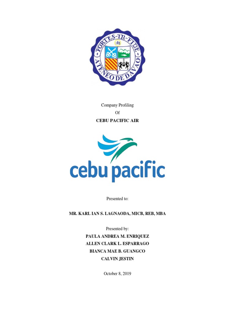 Cebu Pacific Defense Paper 1 | PDF | Airlines | Low Cost Carrier