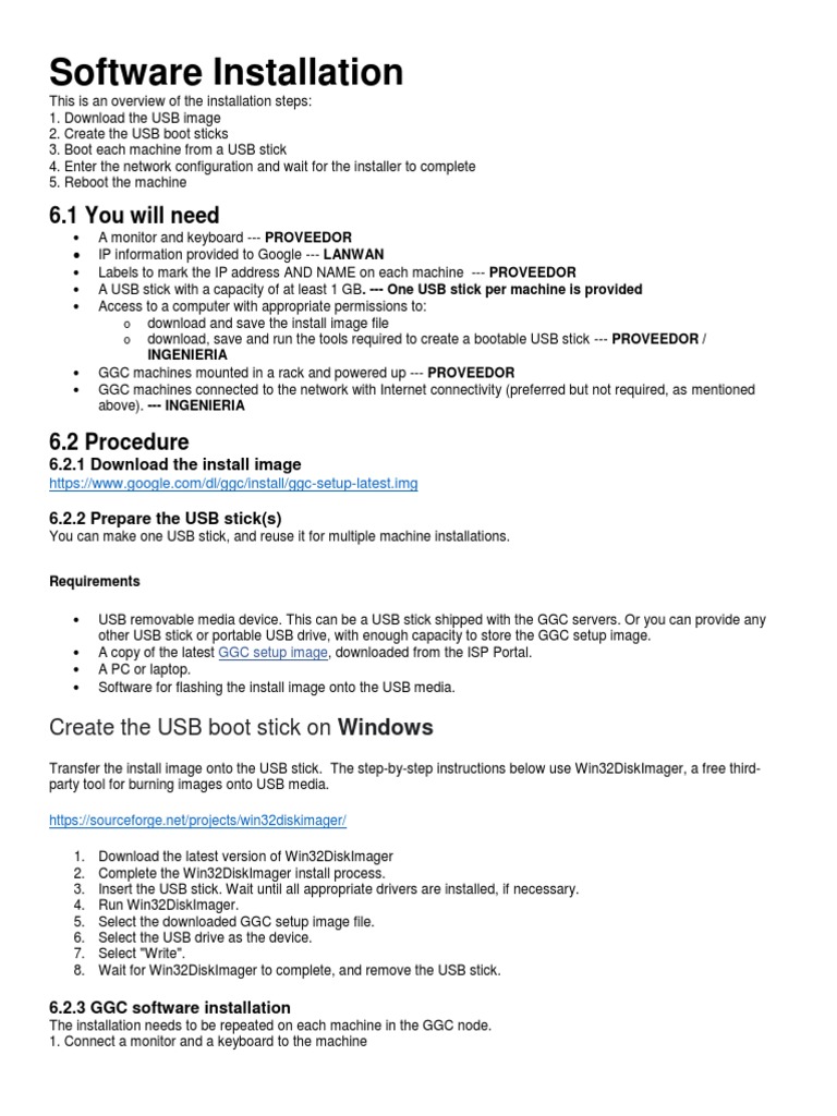 Summary Software Installation | PDF | Usb Flash Drive | Installation (Computer Programs)