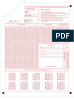 Contoh LJK (Lembar Jawaban Komputer SD SMP Sma) | PDF