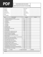 Panel Inspection Report Format | PDF | Power Supply | Fuse (Electrical)