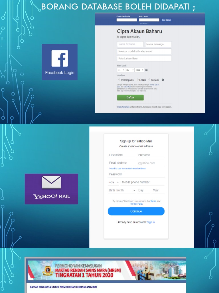 Borang Database 2019 | PDF