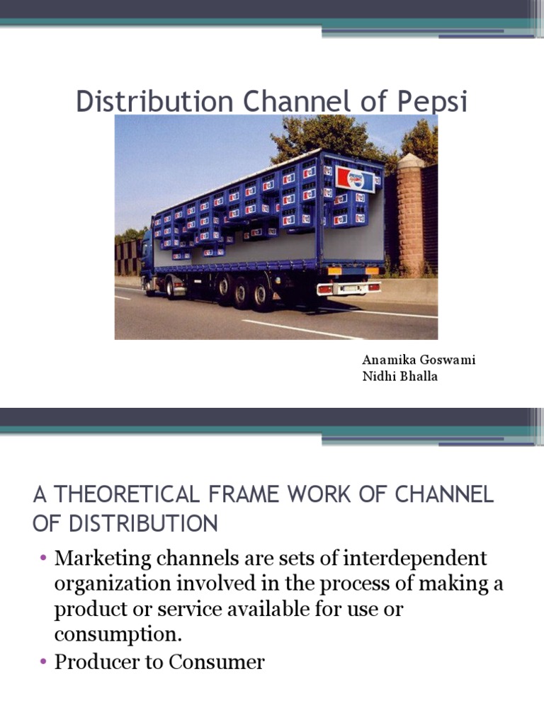 PepsiCo Distribution Channel Overview | PDF | Retail | Trade