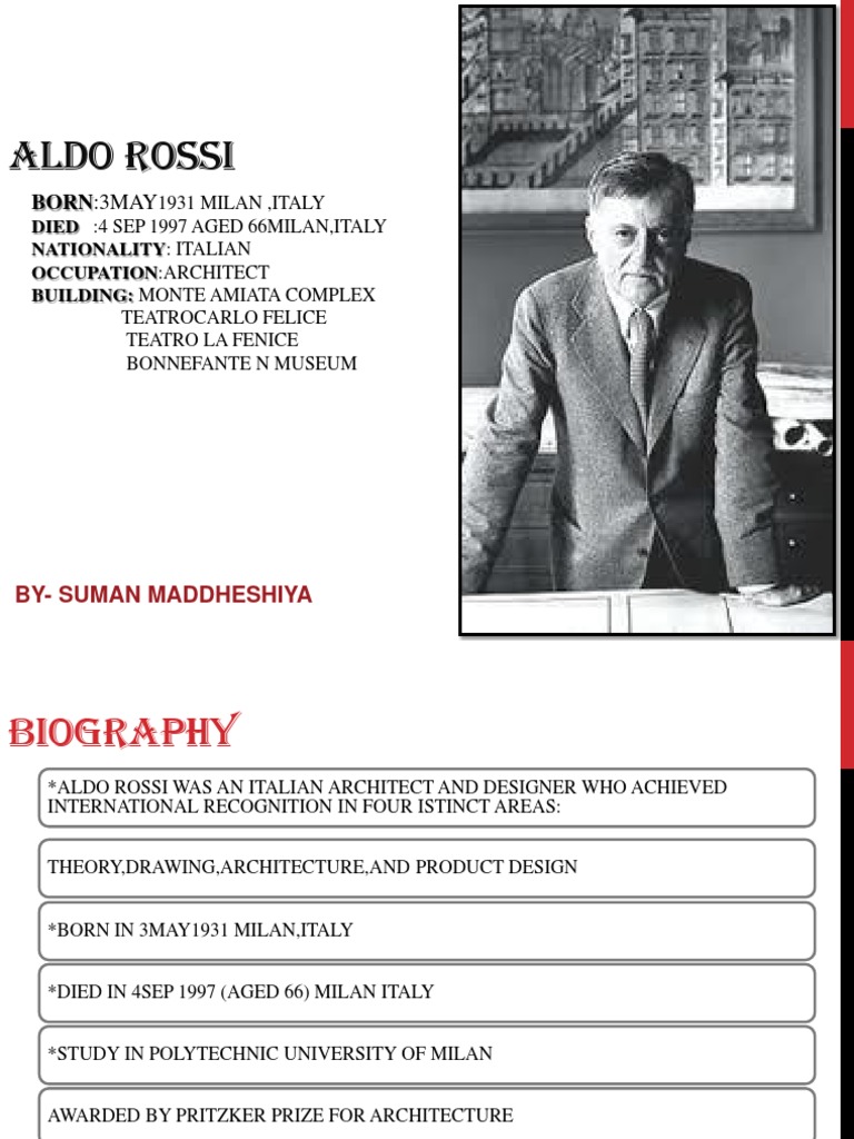 Aldo Rossi | PDF | Buildings And Structures | Art Media
