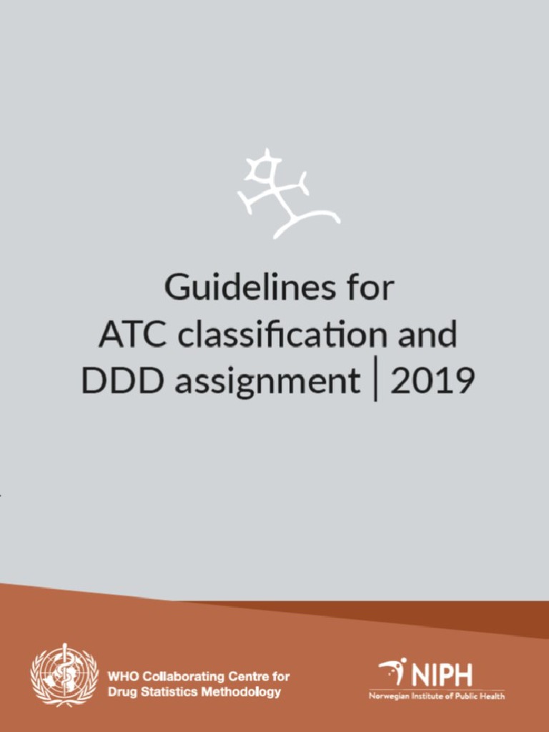 2019-Guideline For ATC-DDD PDF | PDF | Pharmacology | Dose (Biochemistry)