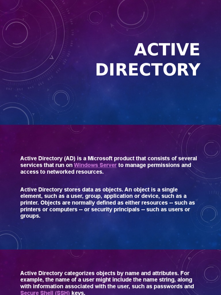 Active Directory | PDF | Active Directory | Digital Technology