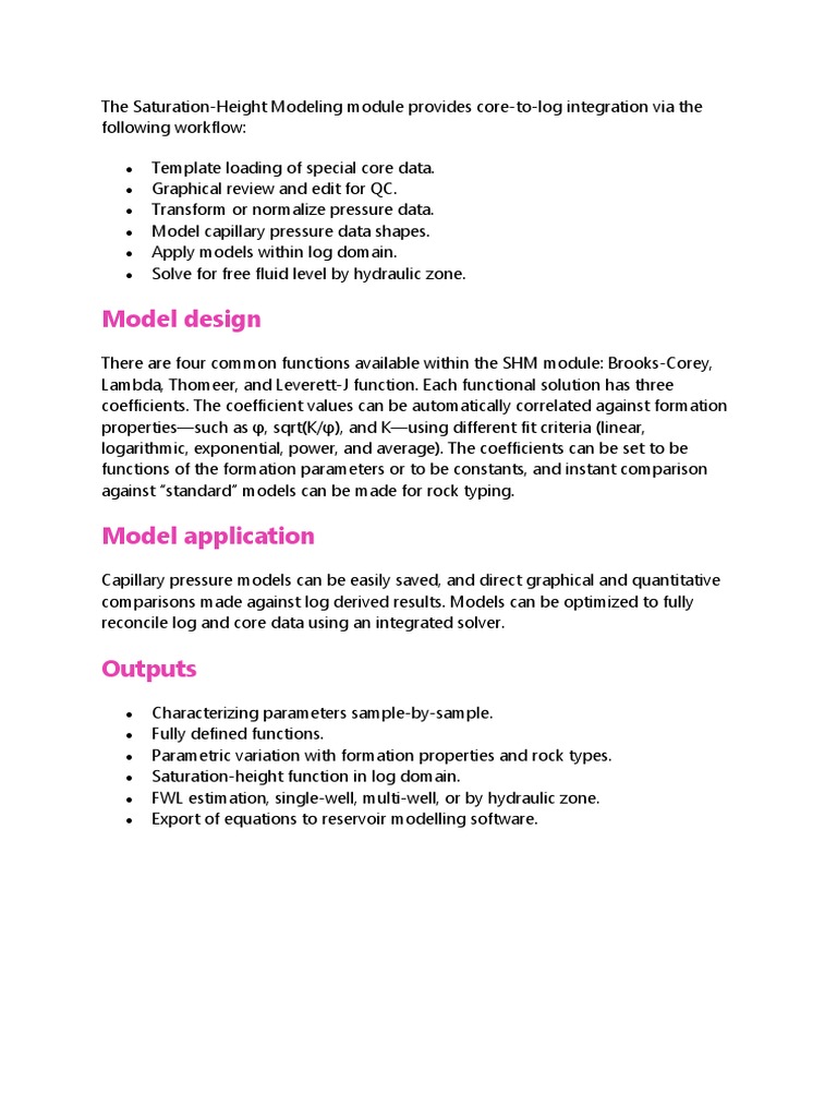 Saturation Height Function | PDF