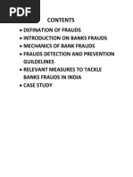 Types of Bank Frauds | PDF | Credit Card | Banking