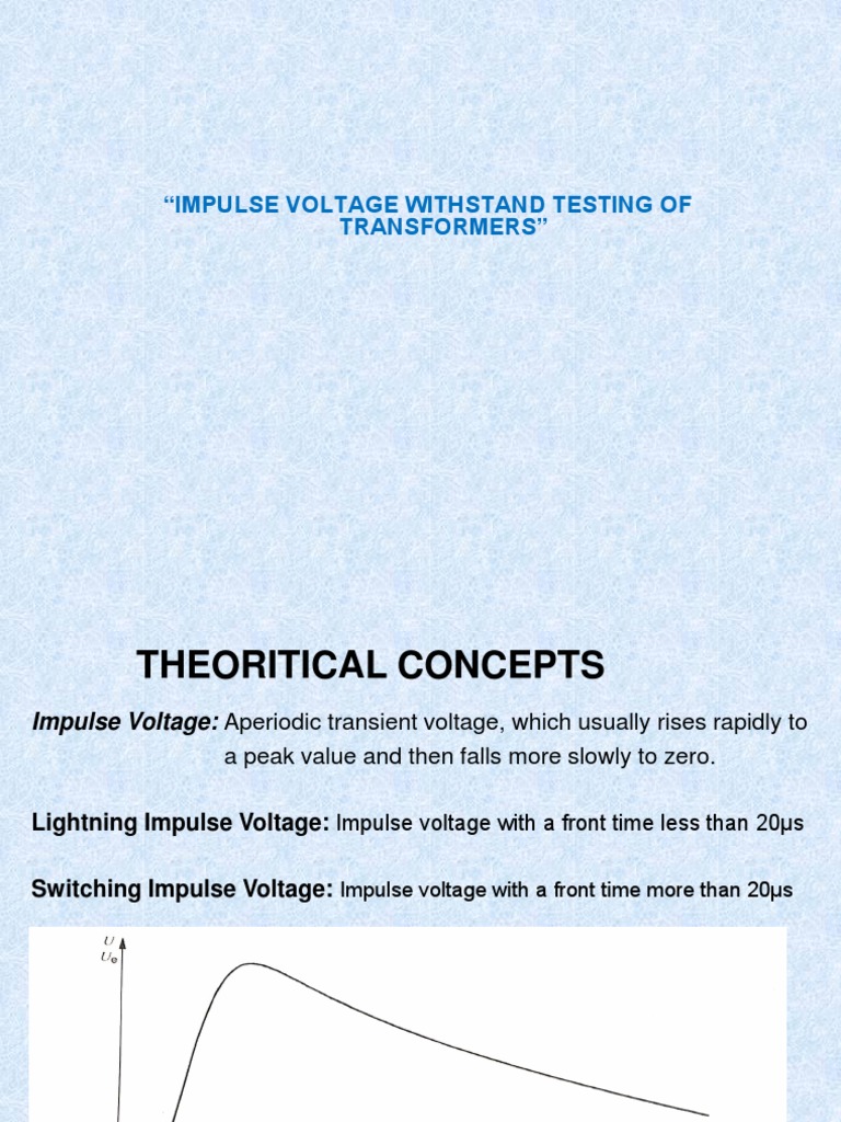 Transformer Impulse Test | PDF