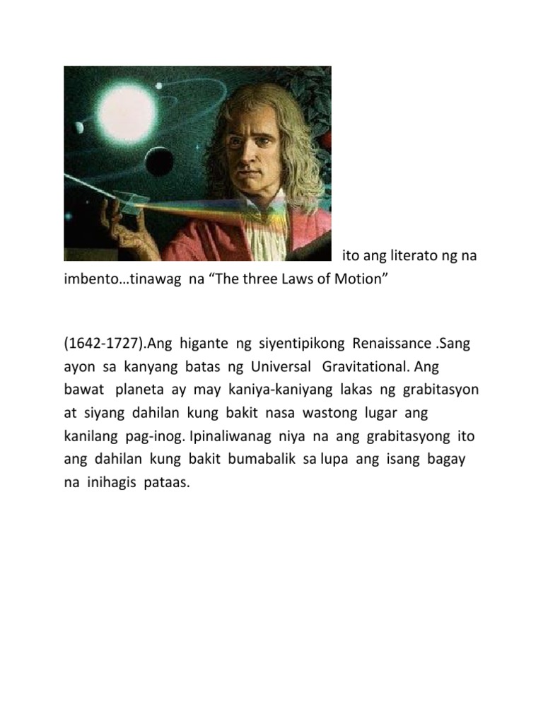 Ito Ang Literato NG Na Imbento | PDF