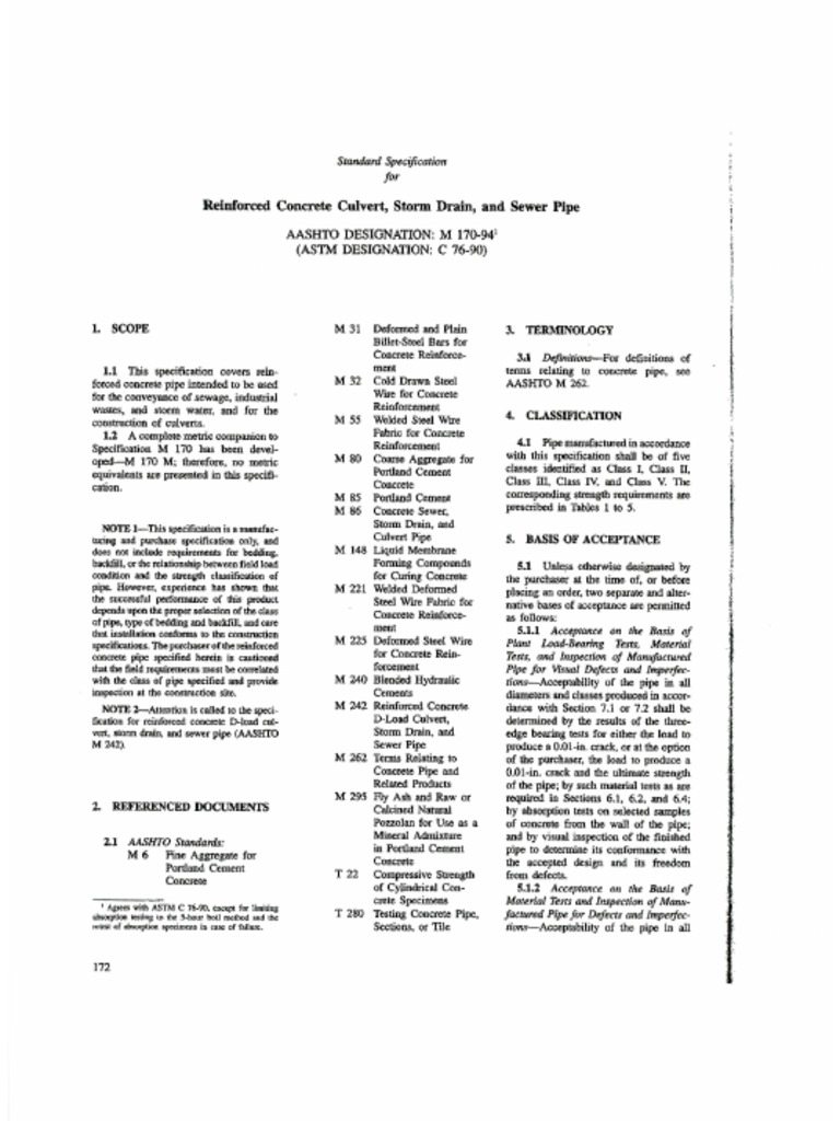 Aashto M170 94 PDF | PDF