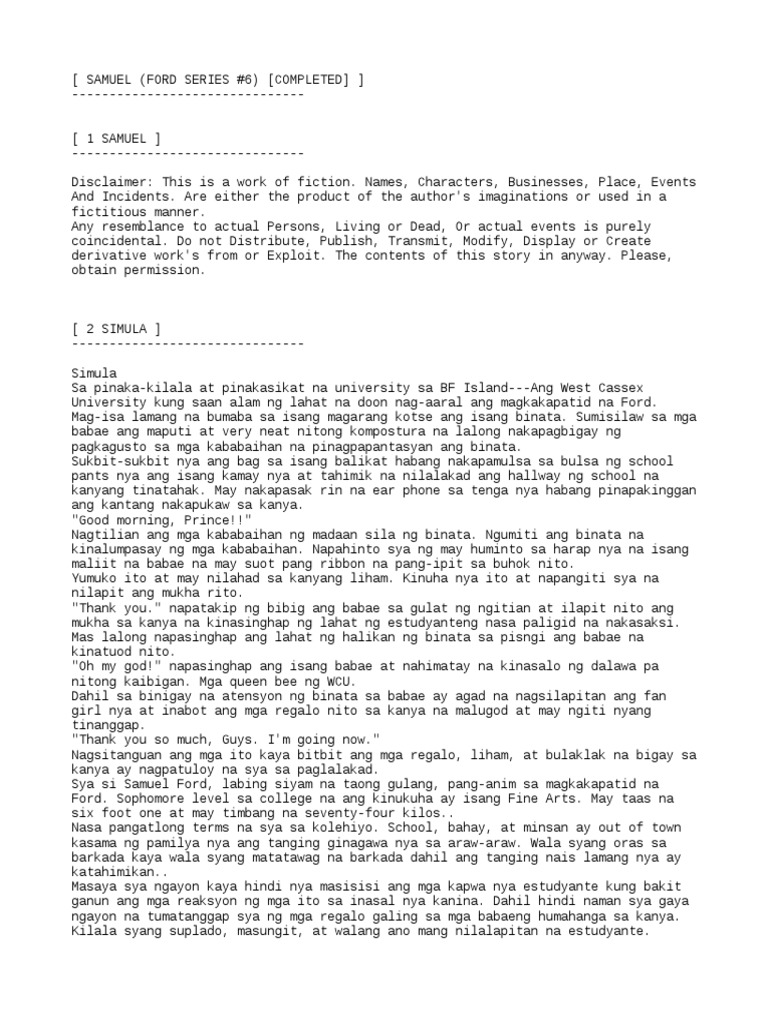 FS6 - Samuel FordD | PDF